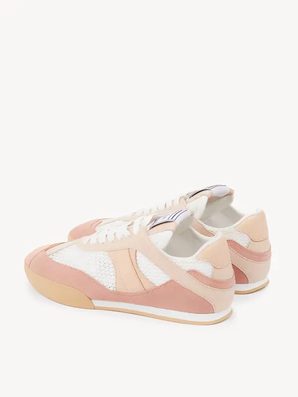 Chloé Kick Lace-up Round Toe Low-top Sneakers - Rosy