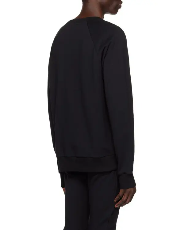 Balmain Logo Print Crewneck Sweatshirt