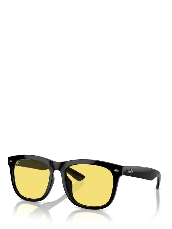 Ray-ban Wayfarer Sunglasses With Logo Detail - Yellow