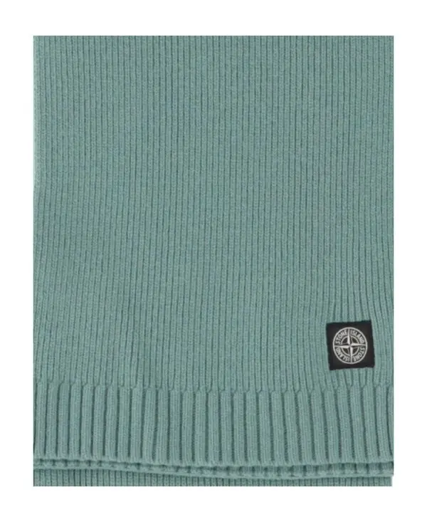 Stone Island Logo Blended Scarf