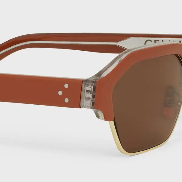 Celine Acetate And Metal Sunglasses