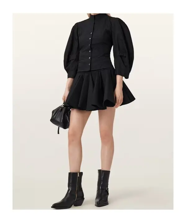ALLSAINTS Tulip Ponte Mini Skirt