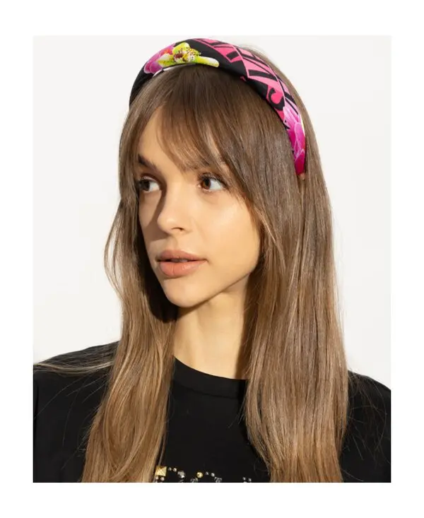Versace Logo Print Hair Band