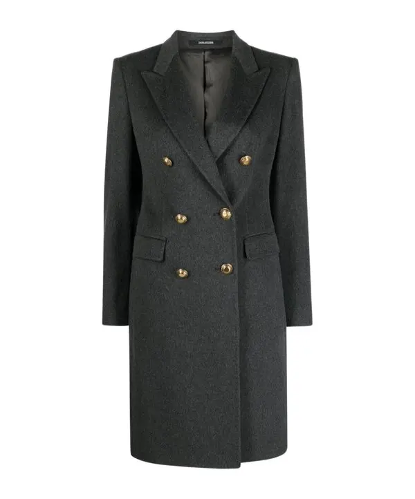 Tagliatore Double-breasted Coat - Black
