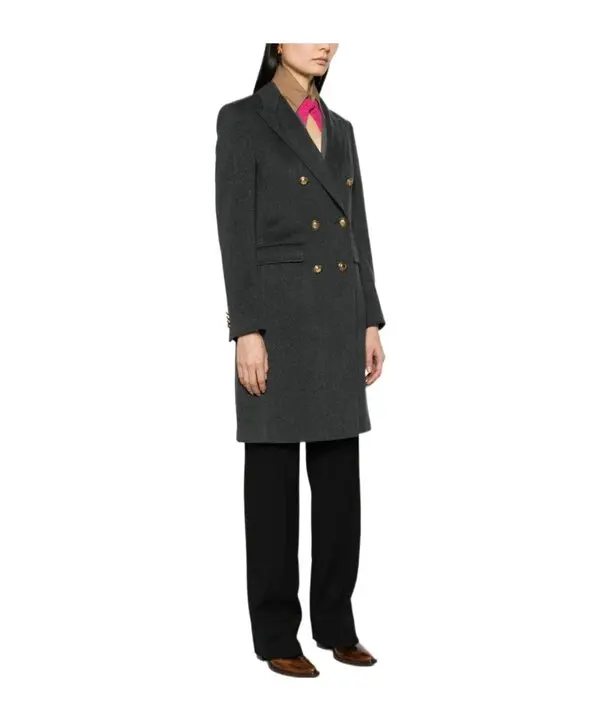 Tagliatore Double-breasted Coat - Black