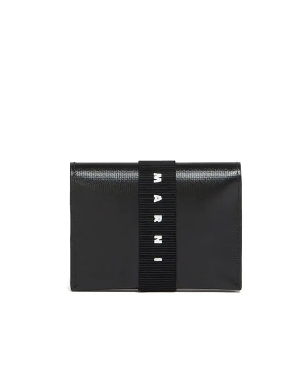 Marni Logo Strap Bi-fold Card Holder