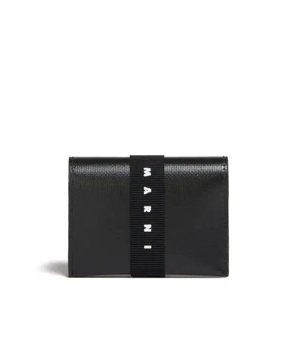 Marni Logo Strap Bi-fold Card Holder
