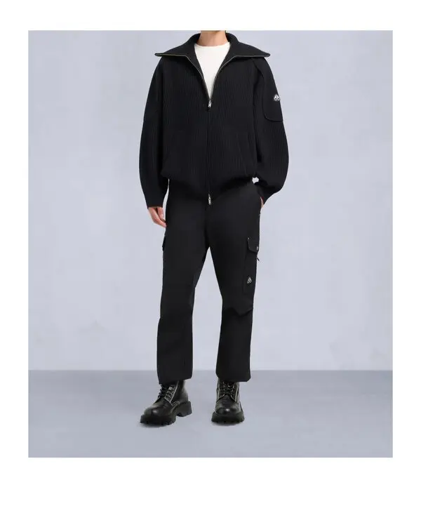 Moose Knuckles Colson Ribbed Knit Cardigan