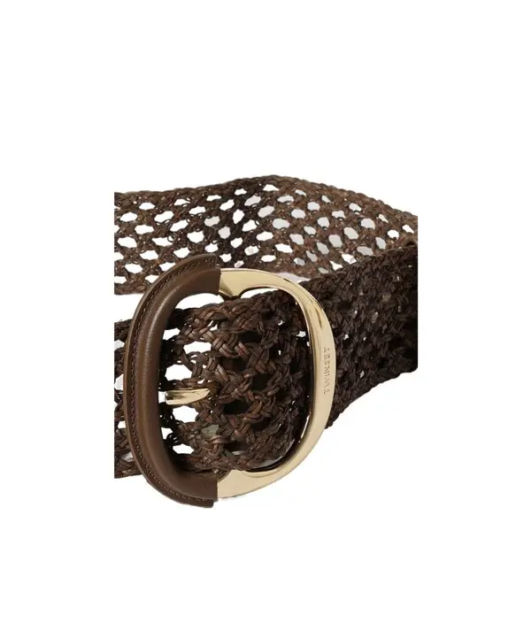 TWINSET Intertwined Maxi Buckle Belt