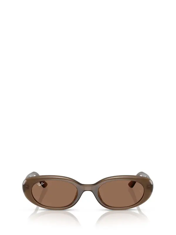 Ray-ban Oval Frame Sunglasses - Brown