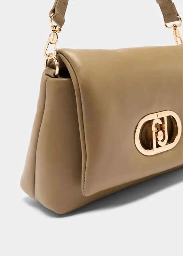 Liu Jo Medium Bag With Braided Chain Detail - Brown