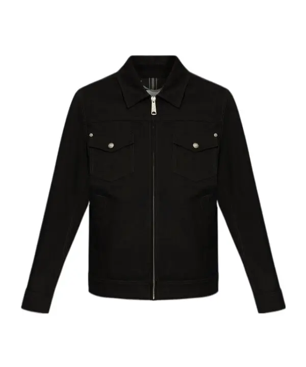 Alexander McQueen Zip-up Denim Jacket