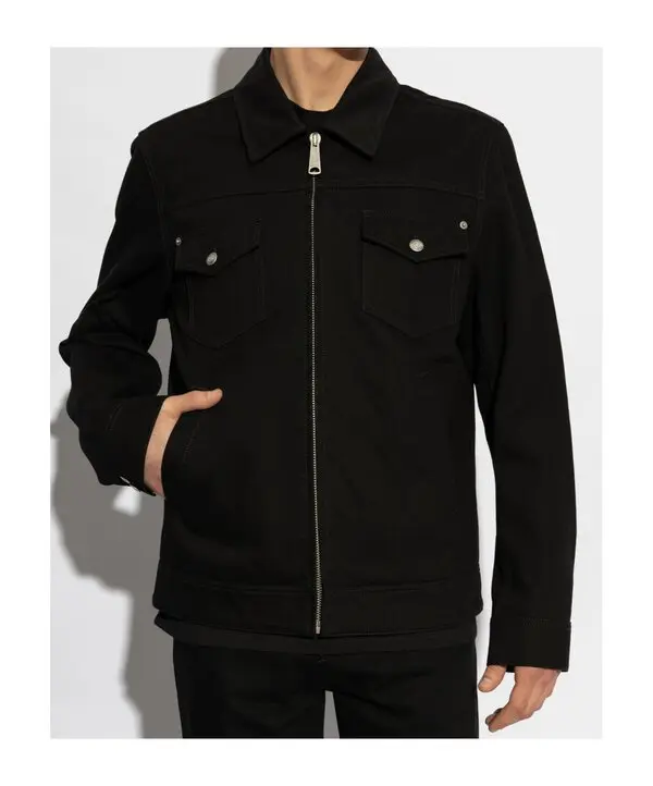 Alexander McQueen Zip-up Denim Jacket