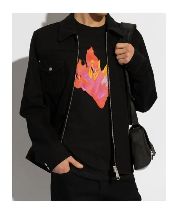 Alexander McQueen Zip-up Denim Jacket