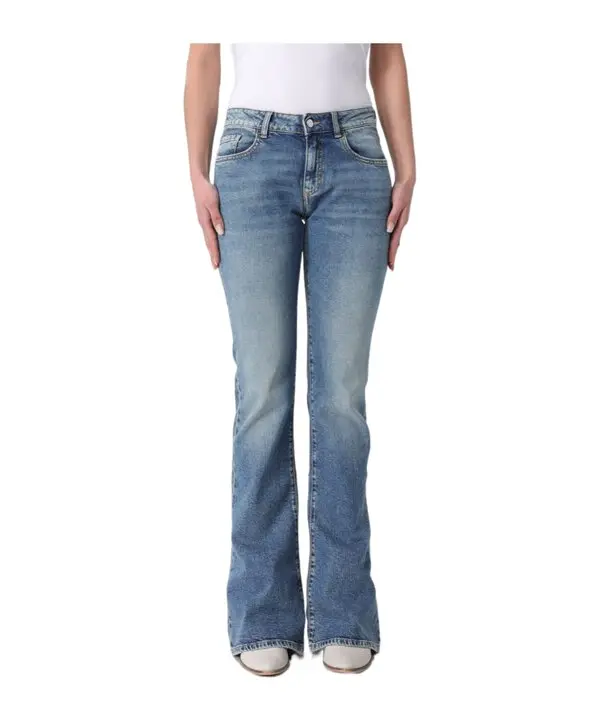 ICON DENIM LOS ANGELES Belt Loop Flared Jeans