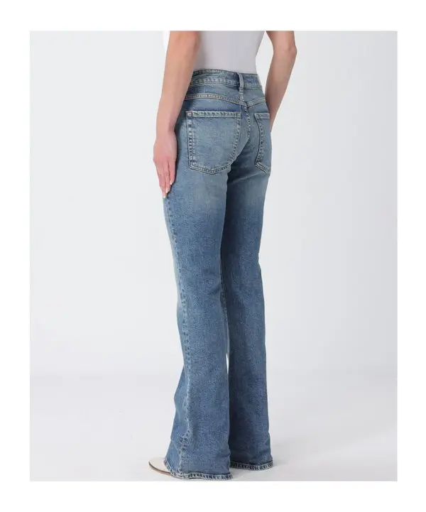 ICON DENIM LOS ANGELES Belt Loop Flared Jeans