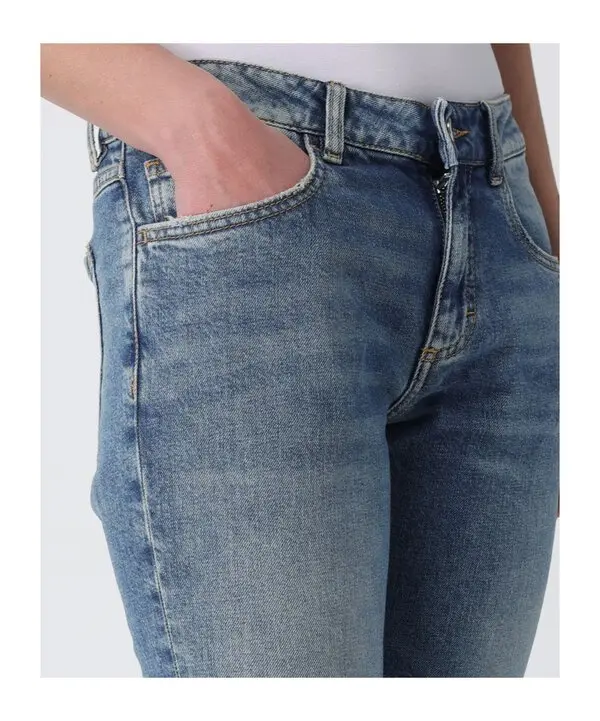 ICON DENIM LOS ANGELES Belt Loop Flared Jeans