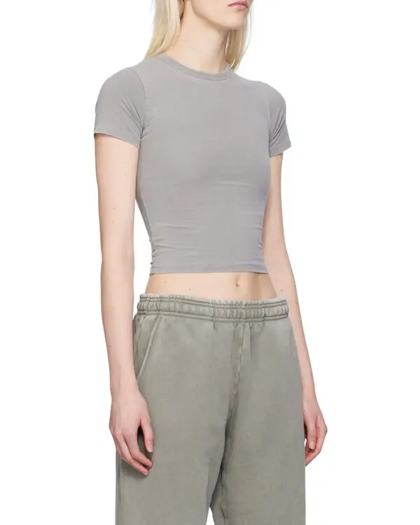 ENTIRE STUDIOS Short Sleeve Cropped Crewneck T-shirt