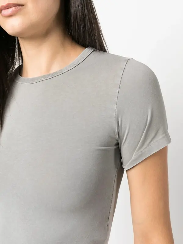 ENTIRE STUDIOS Short Sleeve Cropped Crewneck T-shirt