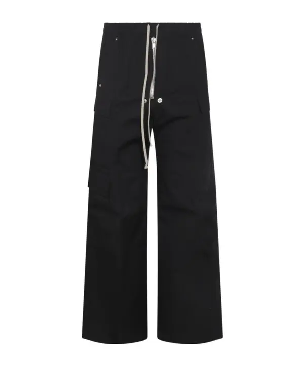 Rick Owens Hollywood Cargo Poplin Pants - Black