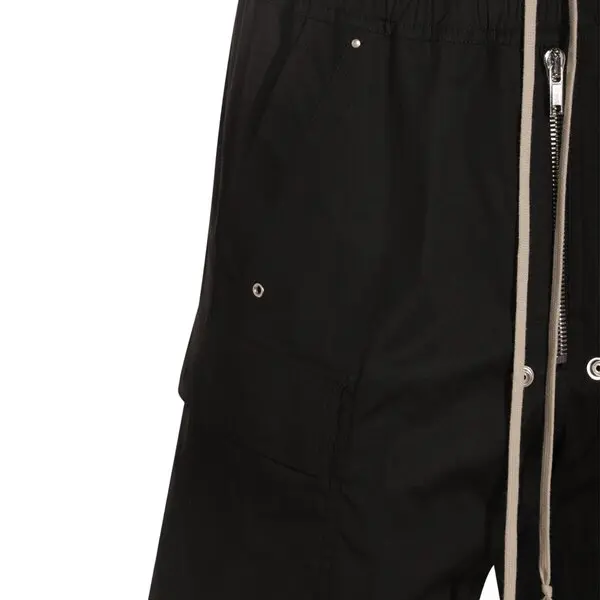 Rick Owens Hollywood Cargo Poplin Pants - Black