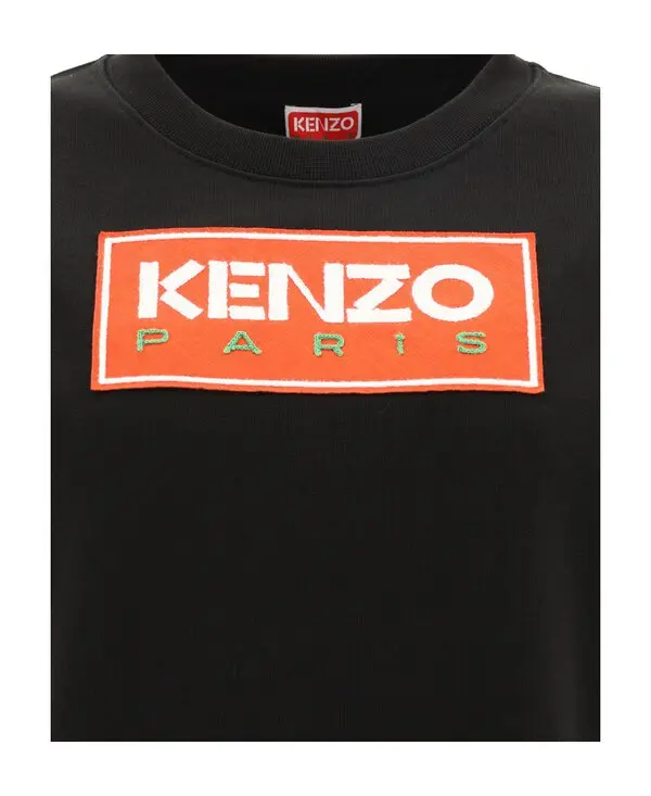 Kenzo Logo-printed Crewneck Sweatshirt - Black