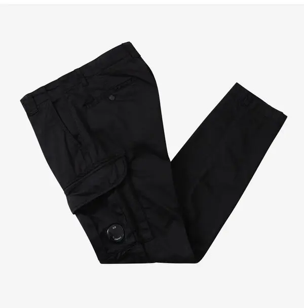 C.P. COMPANY Cargo Pants With Logo Badge Detail