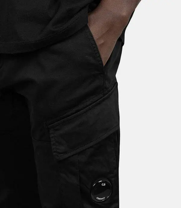 C.P. COMPANY Cargo Pants With Logo Badge Detail