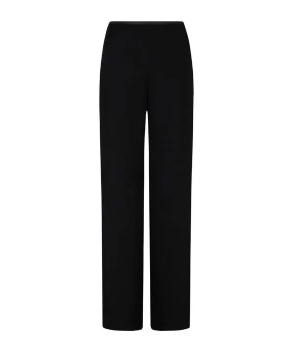 Emporio Armani Wide-leg Trousers - Black