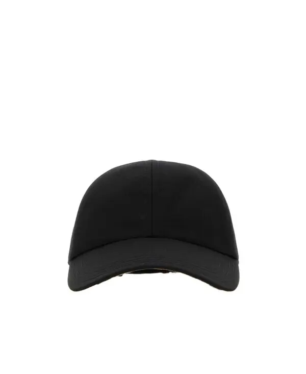 Burberry Curved Peak Baseball Cap - Black