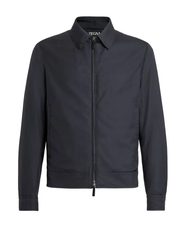 Zegna Leggerissimo Zip-up Shirt Jacket