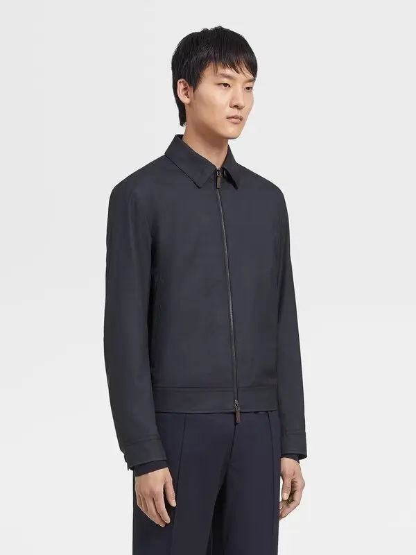 Zegna Leggerissimo Zip-up Shirt Jacket