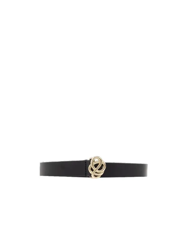 BY MALENE BIRGER Ouma Leather Belt - Black