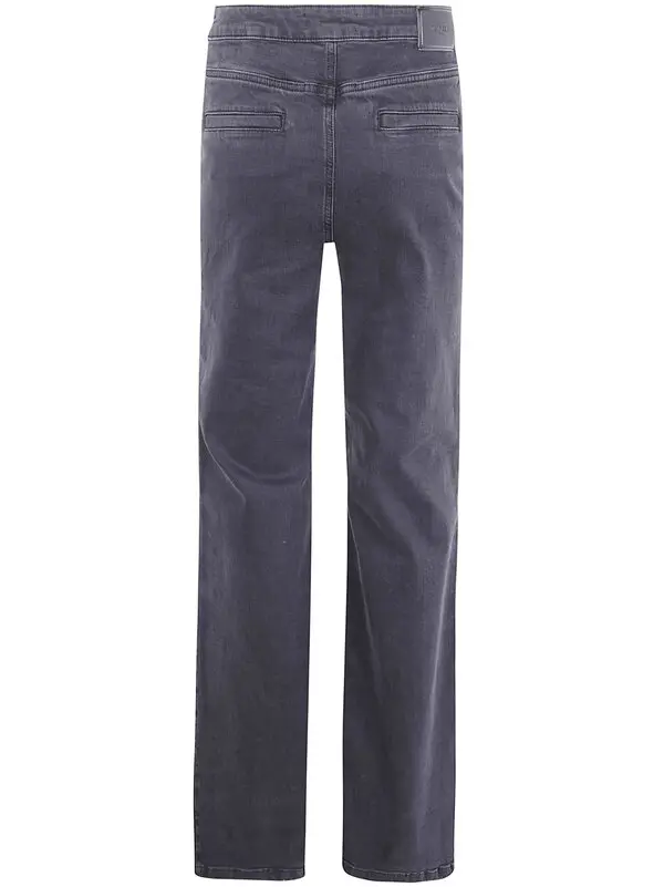 TWINSET Wide-leg Buttoned Jeans