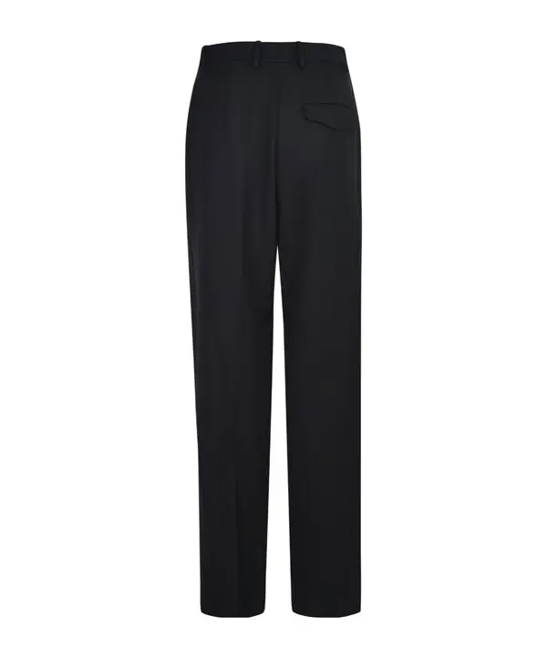 ALYSI Tailored Straight Leg Pleated Trousers