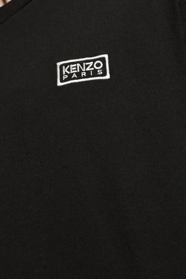 Kenzo Logo Embroidered Crewneck T-shirt