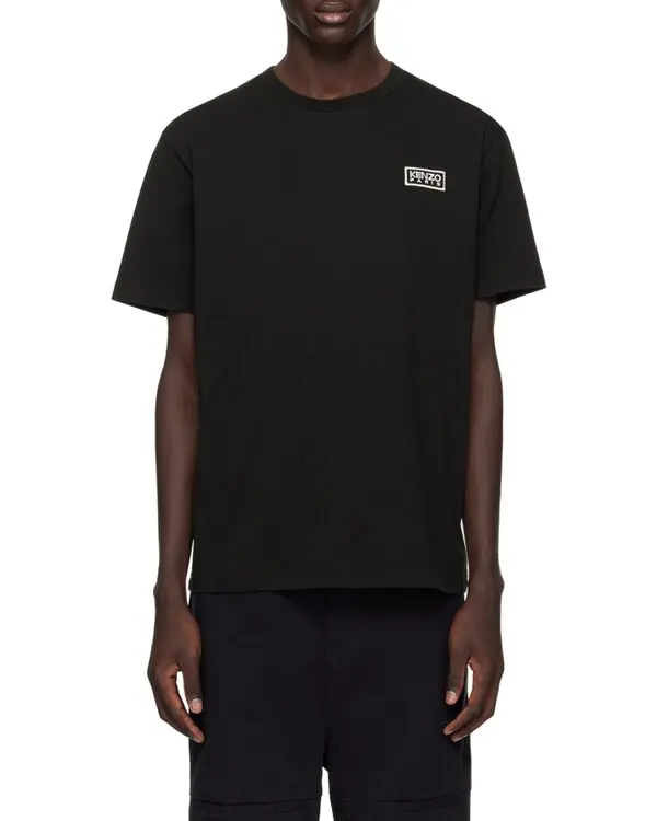 Kenzo Logo Embroidered Crewneck T-shirt