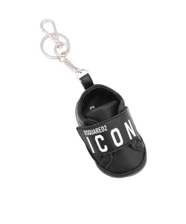 Dsquared2 Logo Shoe Keyring - Black