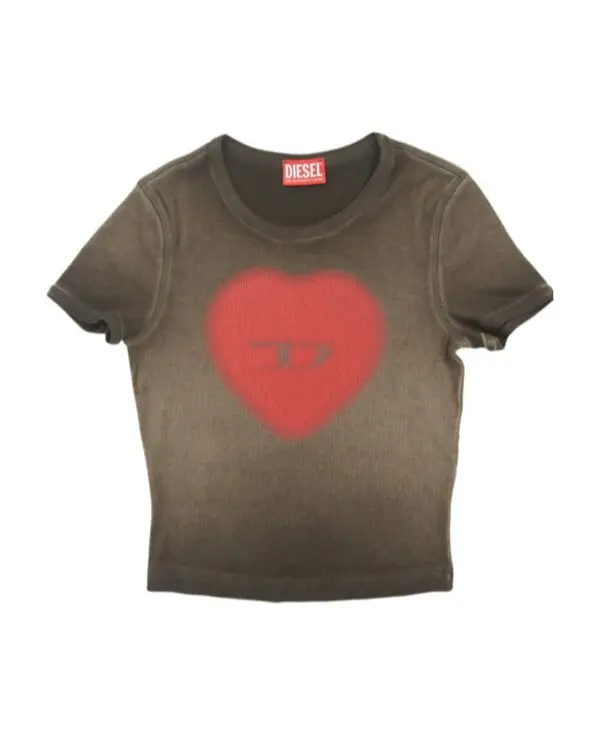 DIESEL® Heart Logo Printed T-shirt