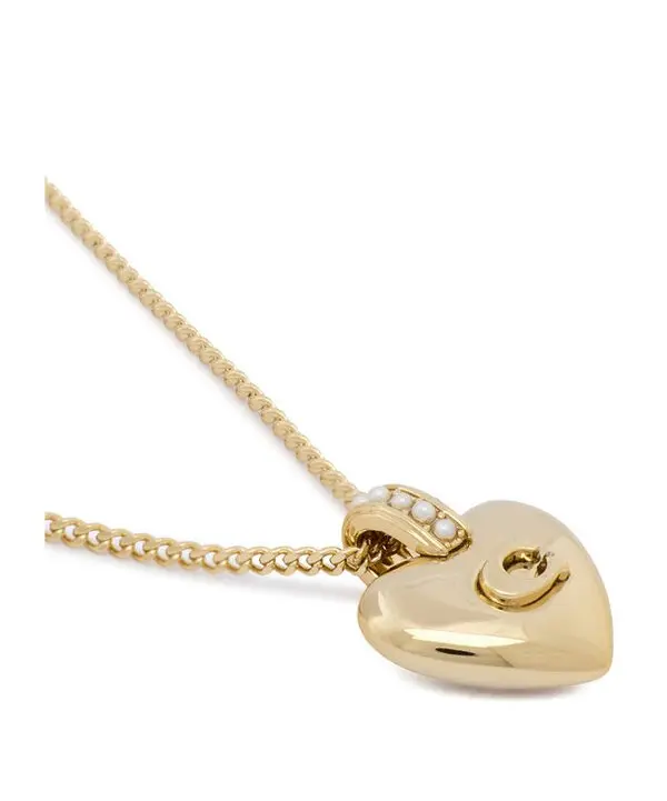 COACH Heart Pendant Necklace