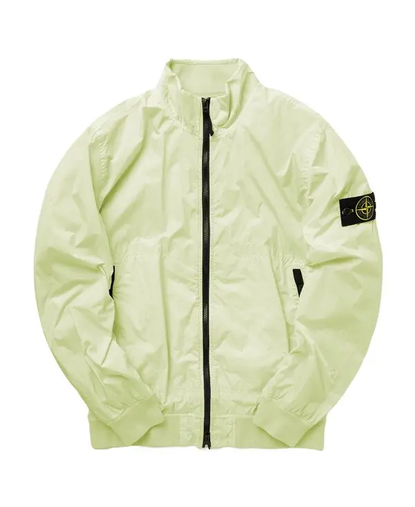 Stone Island Logo Detail Zip-up Jacket