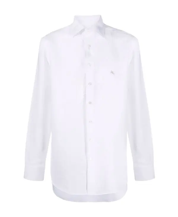 Etro Embroidered-motif Long-sleeve Shirt