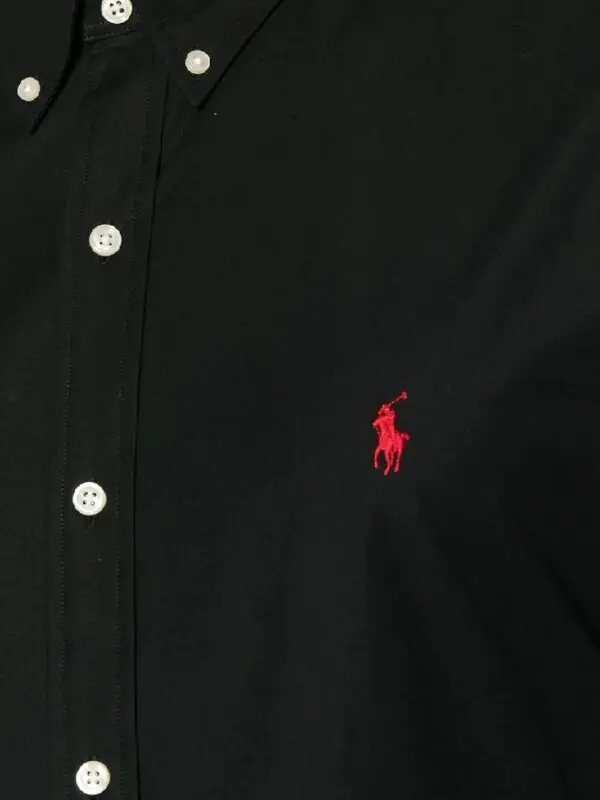 Polo Ralph Lauren Logo Embroidered Long-sleeved Shirt