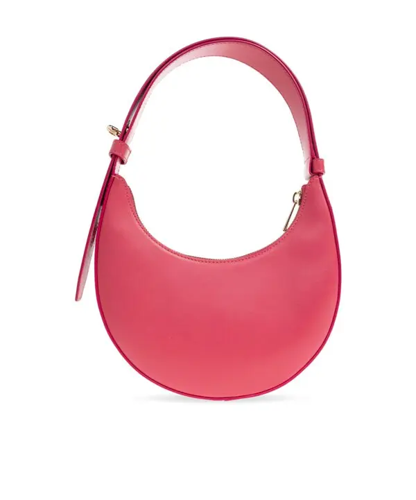 Furla Delizia Logo Printed Mini Shoulder Bag - Red