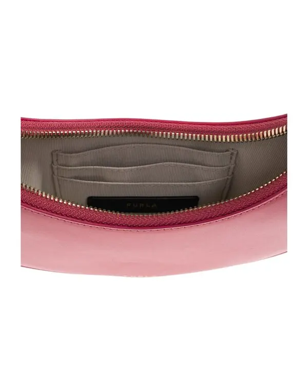 Furla Delizia Logo Printed Mini Shoulder Bag - Red