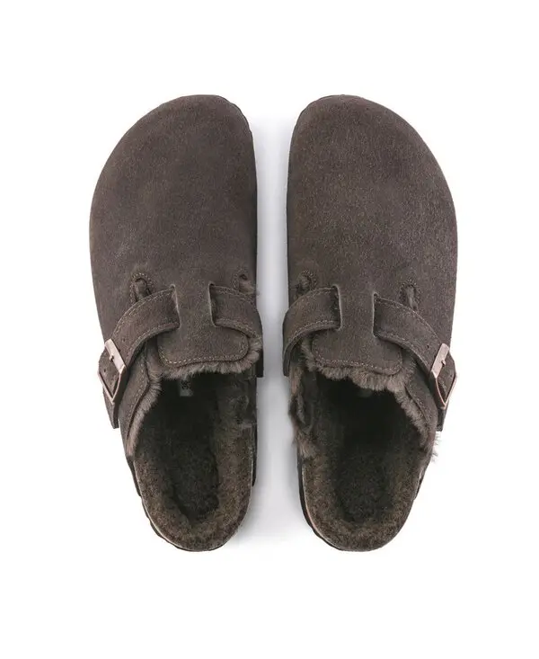 BIRKENSTOCK Boston Shearling Slip-on Mules