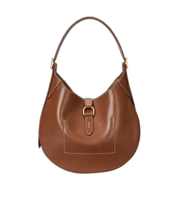 Polo Ralph Lauren Small Leather Shoulder Bag - Brown