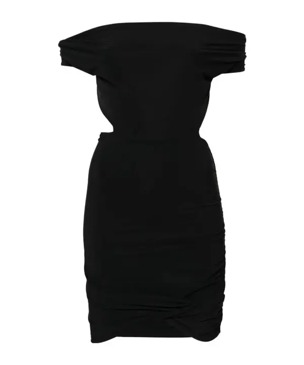 AMAZUIN Ester Cowl Neck Mini Dress