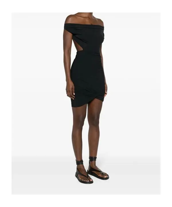 AMAZUIN Ester Cowl Neck Mini Dress