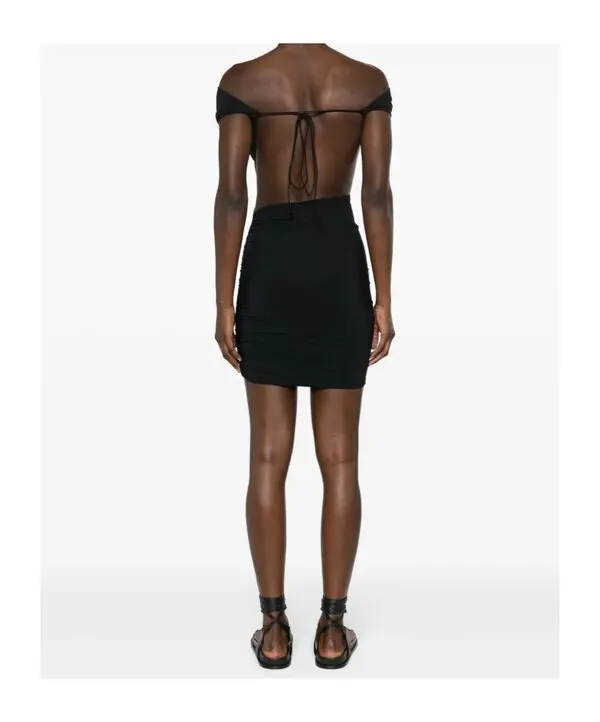 AMAZUIN Ester Cowl Neck Mini Dress
